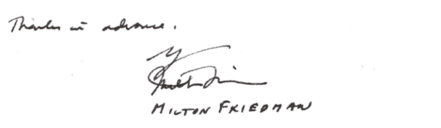 HELP! Anyone out there have a talent for reading Milton Friedman’s ...